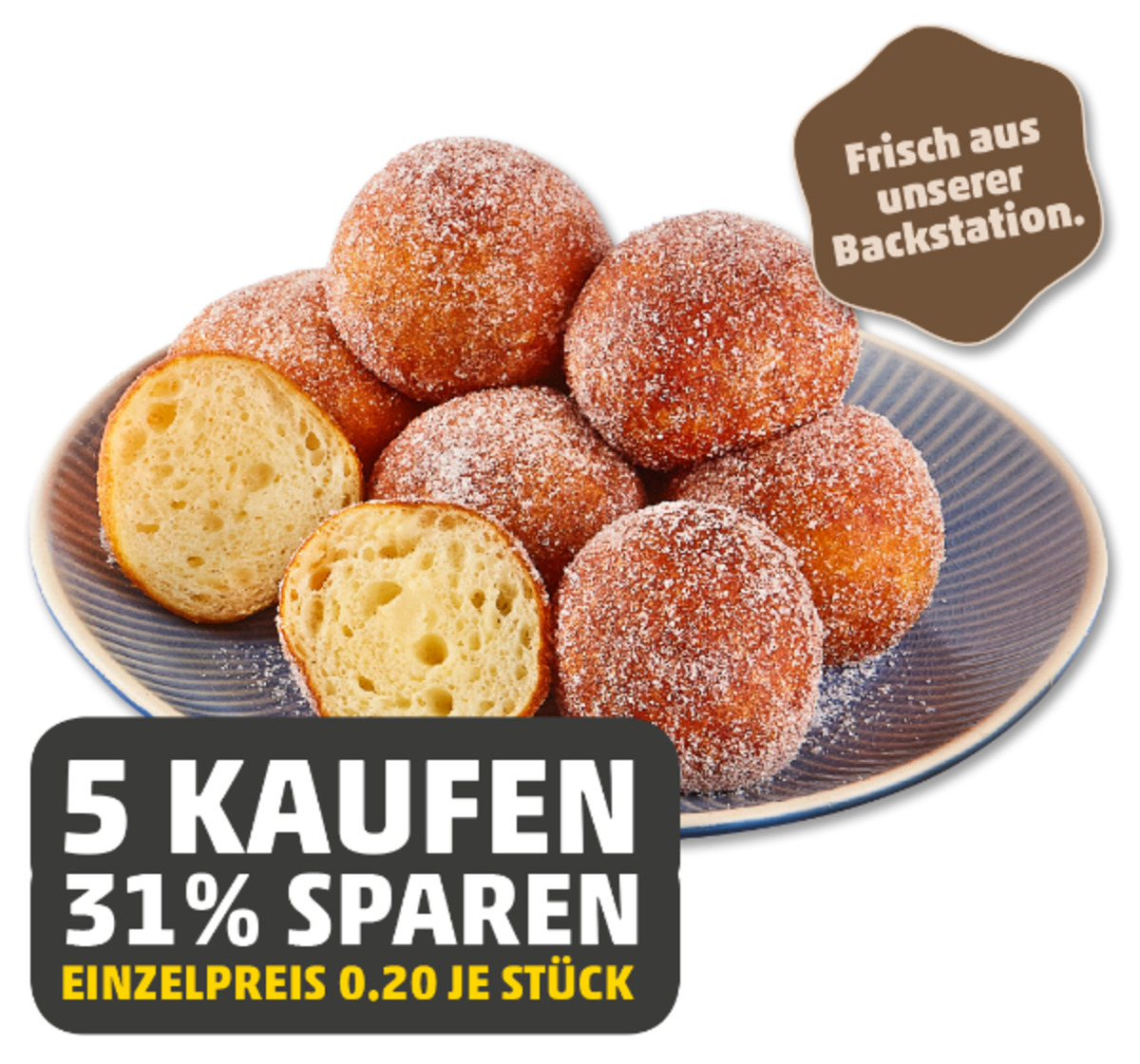 Das luftig-lockere Quarkbällchen von Penny Markt ansehen!