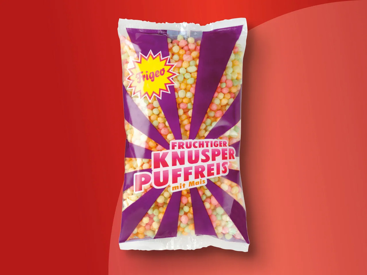 Frigeo Fruchtiger Knusper Puffreis, 80 g im Angebot – Aktuelle Preise ...