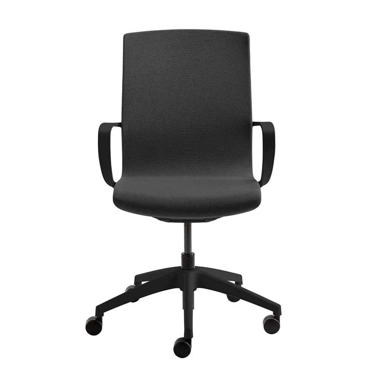 Mesh Bürostuhl in Anthrazit hoher Lehne und Armlehnen im Angebot ...