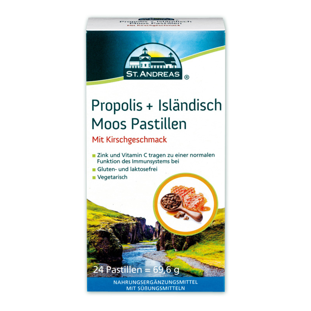 St. Andreas Propolis + Isländisch Moos Pastillen von Norma ansehen!