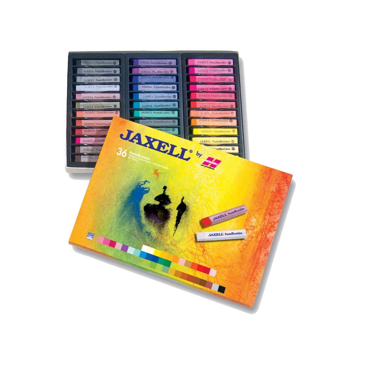 Jaxell Pastellkreide Schachtel 36teilig von idee. der creativmarkt für ...