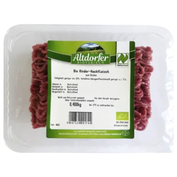 Altdorfer Deutsches frisches Bio Hackfleisch von HIT ansehen!