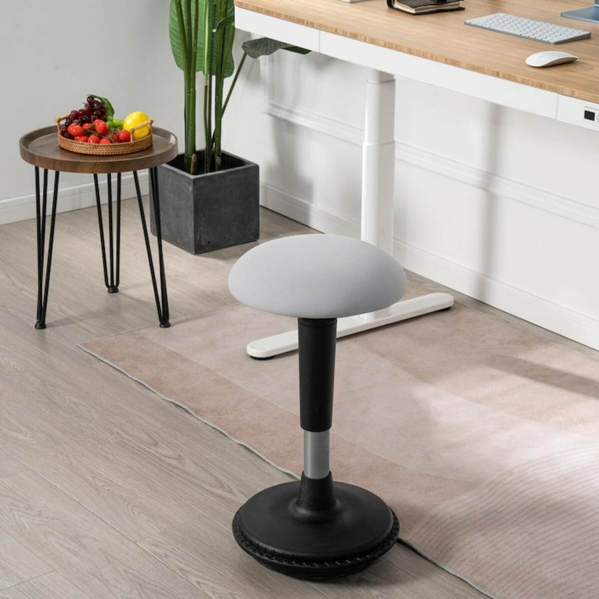 FlexiSpot Höhenverstellbarer Drehhocker,Arbeitshocker BH4,360° drehbar ...