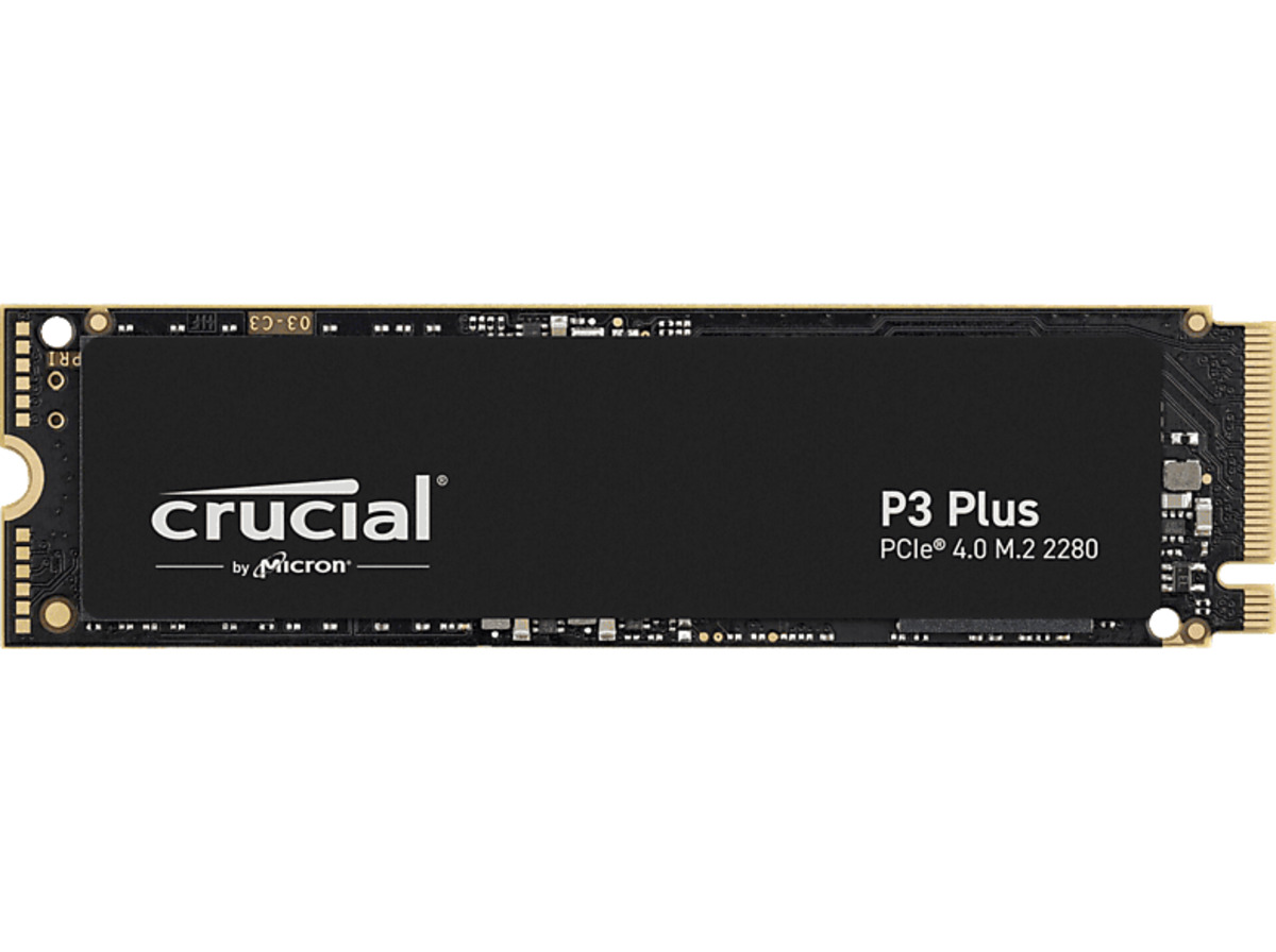 CRUCIAL P3 Plus Festplatte, 4 TB SSD M.2 via PCIe, intern von Media ...