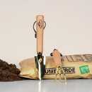 Metall Minitools Set Schippe/Harke Holzgriff Goldfarben ansehen!