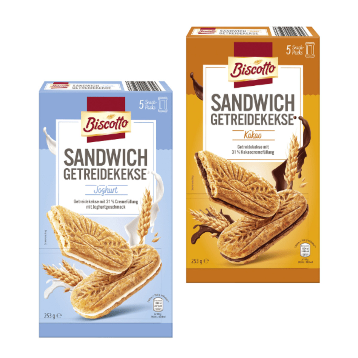 BISCOTTO Sandwich-Getreidekekse 253g von ALDI Nord ansehen!