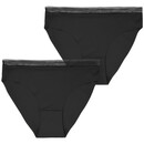 2 Damen Seamless-Slips mit Spitze SCHWARZ von Ernstings Family ansehen!