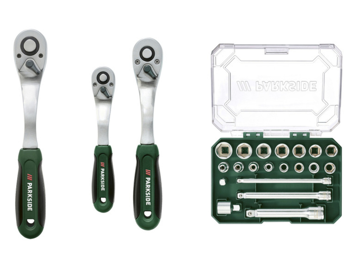 PARKSIDE® Ratsche / Ratschen-Set / Steckschlüssel-Satz von Lidl ansehen!