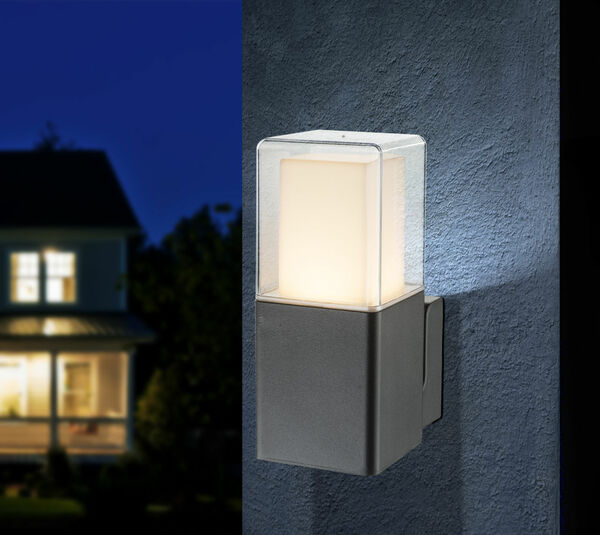 Globo Lighting - DALIA - Außenleuchte Aluminium schwarz, LED von Norma ...