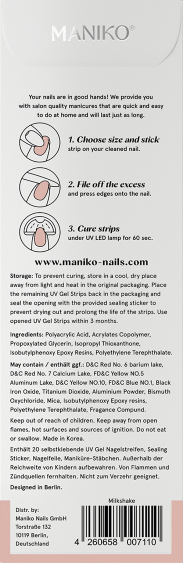 MANIKO UV Gel Strip Milkshake von ROSSMANN ansehen!