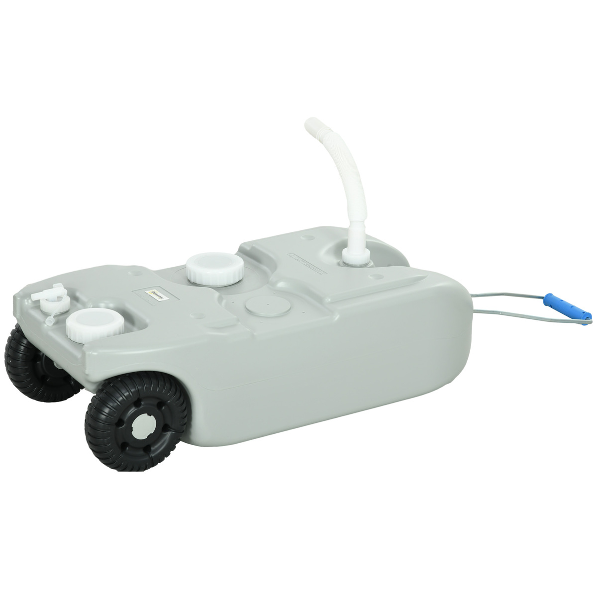 Outsunny 40 L Abwasser Rolltank Abwassertank Wohnmobil Rolltank mit ...