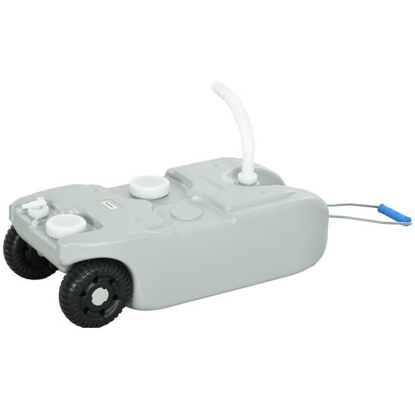 Outsunny 40 L Abwasser Rolltank Abwassertank Wohnmobil Rolltank mit ...