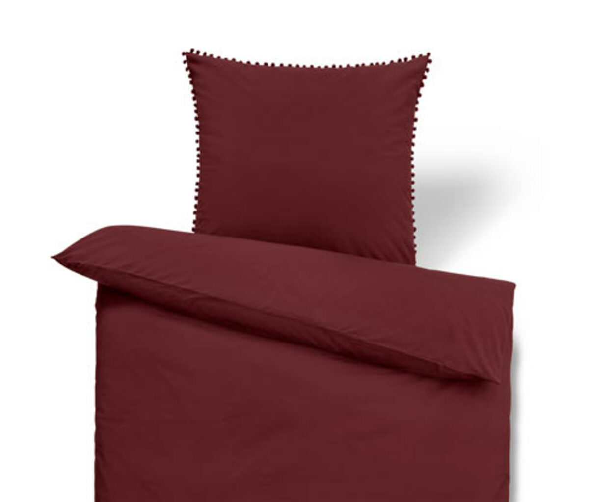 Premium-Baumwoll-Bettwäsche, dunkelrot, Normalgröße von Tchibo ansehen!