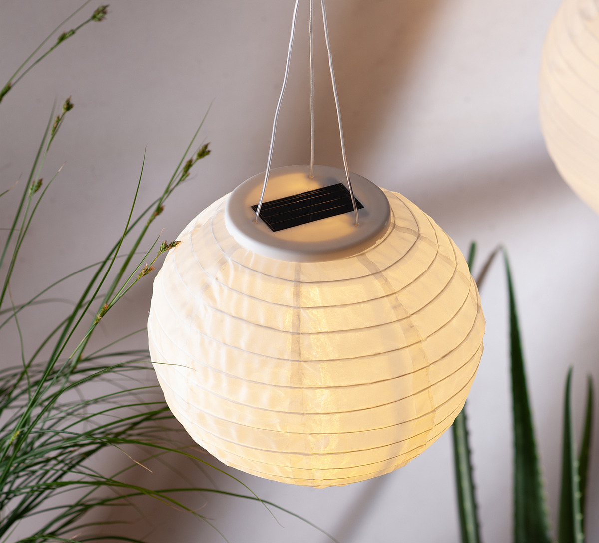 IDEENWELT Solar-Lampion weiß 20 cm von ROSSMANN für 6,99 € ansehen!