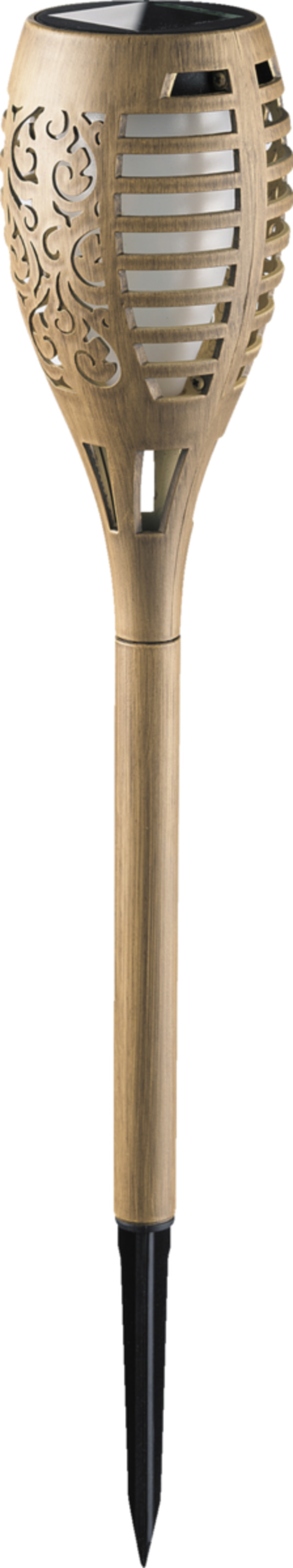 IDEENWELT Solar-Gartenfackeln Holzoptik 3er-Set von ROSSMANN ansehen!