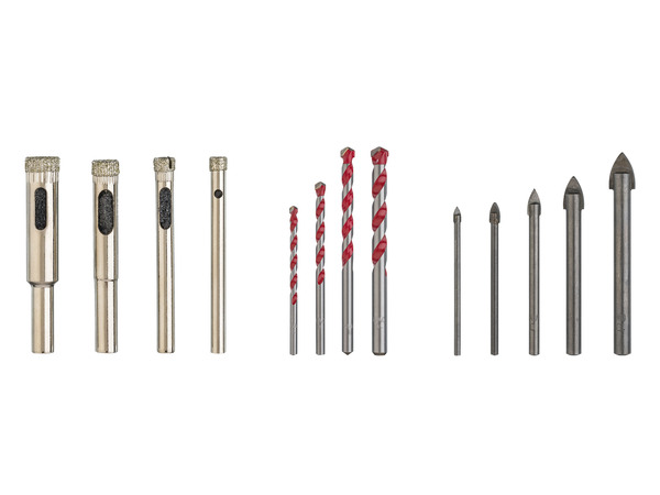 PARKSIDE® Glasbohrer- / Multifunktionsbohrer-Set / Diamant-Bohrkronen ...