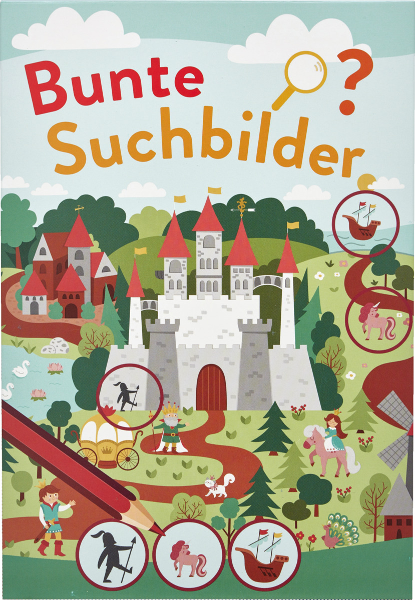 IDEENWELT Beschäftigungsblock für die Reise Bunte Suchbilder von ...