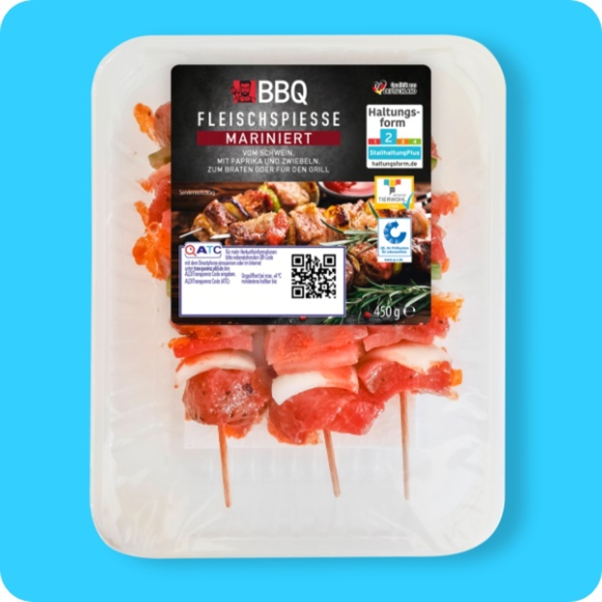 BBQ Fleischspieße, Vom Schwein von ALDI SÜD ansehen!