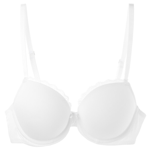 Damen Push-Up-BH mit Spitze WEISS von Ernstings Family für 9,99 € ansehen!