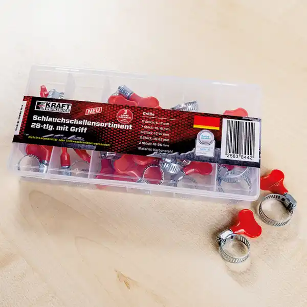 Kraft Werkzeuge Schlauchschellen-Sortiment mit Griff 28-tlg. von Norma ...