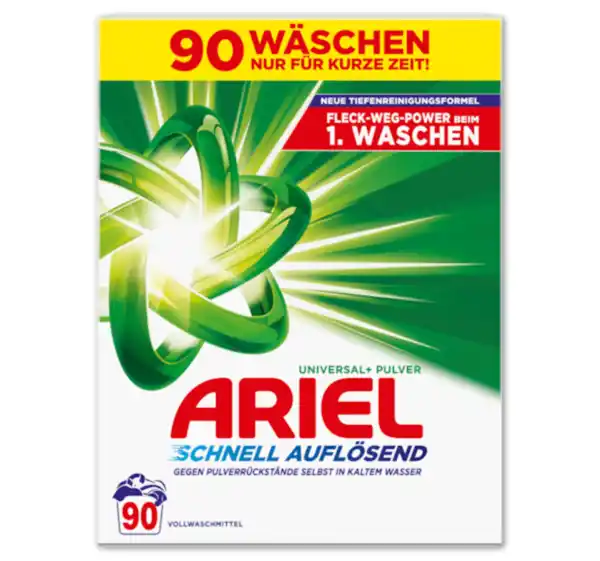 ARIEL Universal Pulver* von Penny Markt für 16,99 € ansehen!