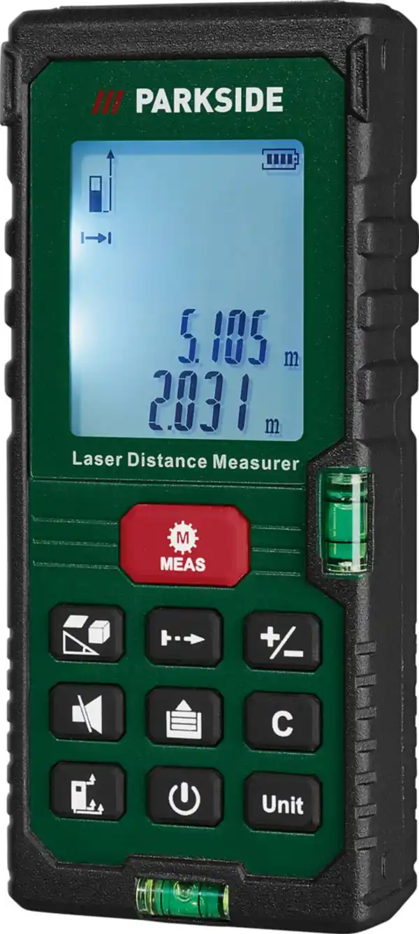 PARKSIDE® Laser-Entfernungsmesser 50 m »PLEM 50 D5« im Angebot ...
